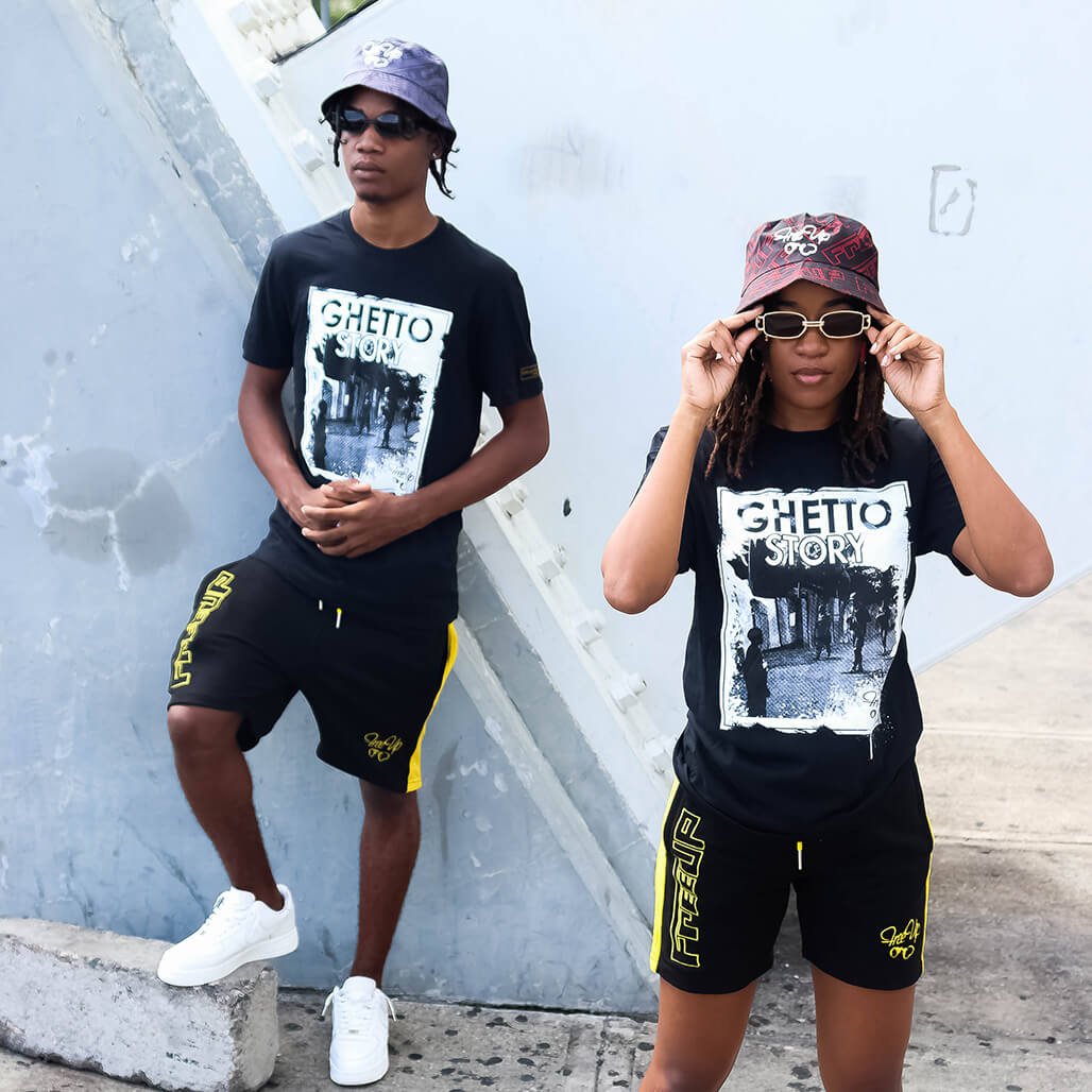 Ghetto Story Tee Free Up Clothing Ghetto Story Tee Free Up Clothing